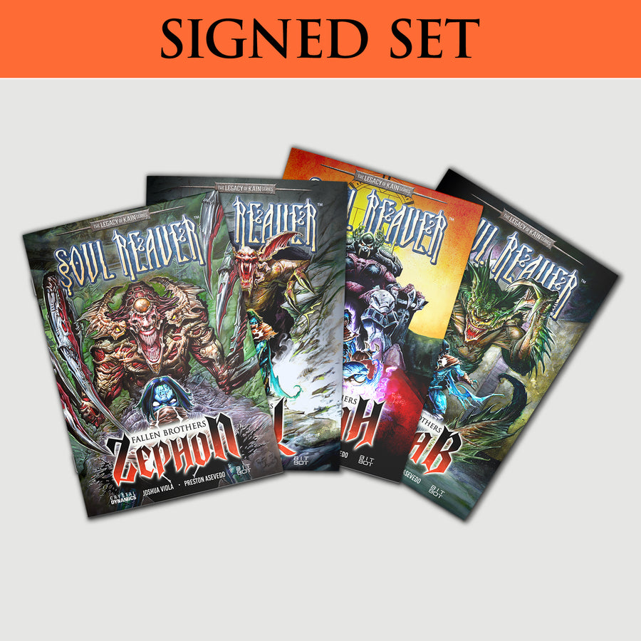 LOK: Soul Reaver - Fallen Bros: Signed Comic Set – Bit Bot Media
